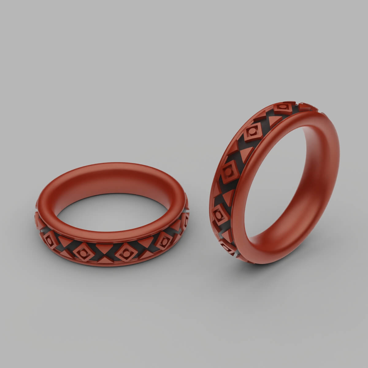 Printable Jewelery Ring - 3D Model by Furqan03