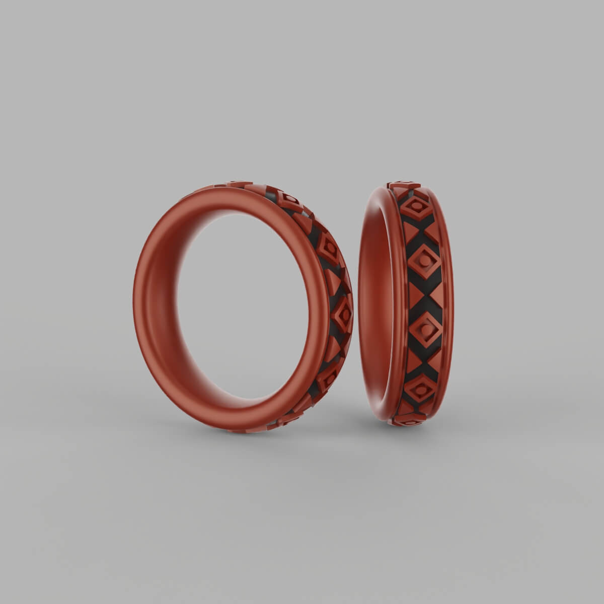 Printable Jewelery Ring - 3D Model by Furqan03