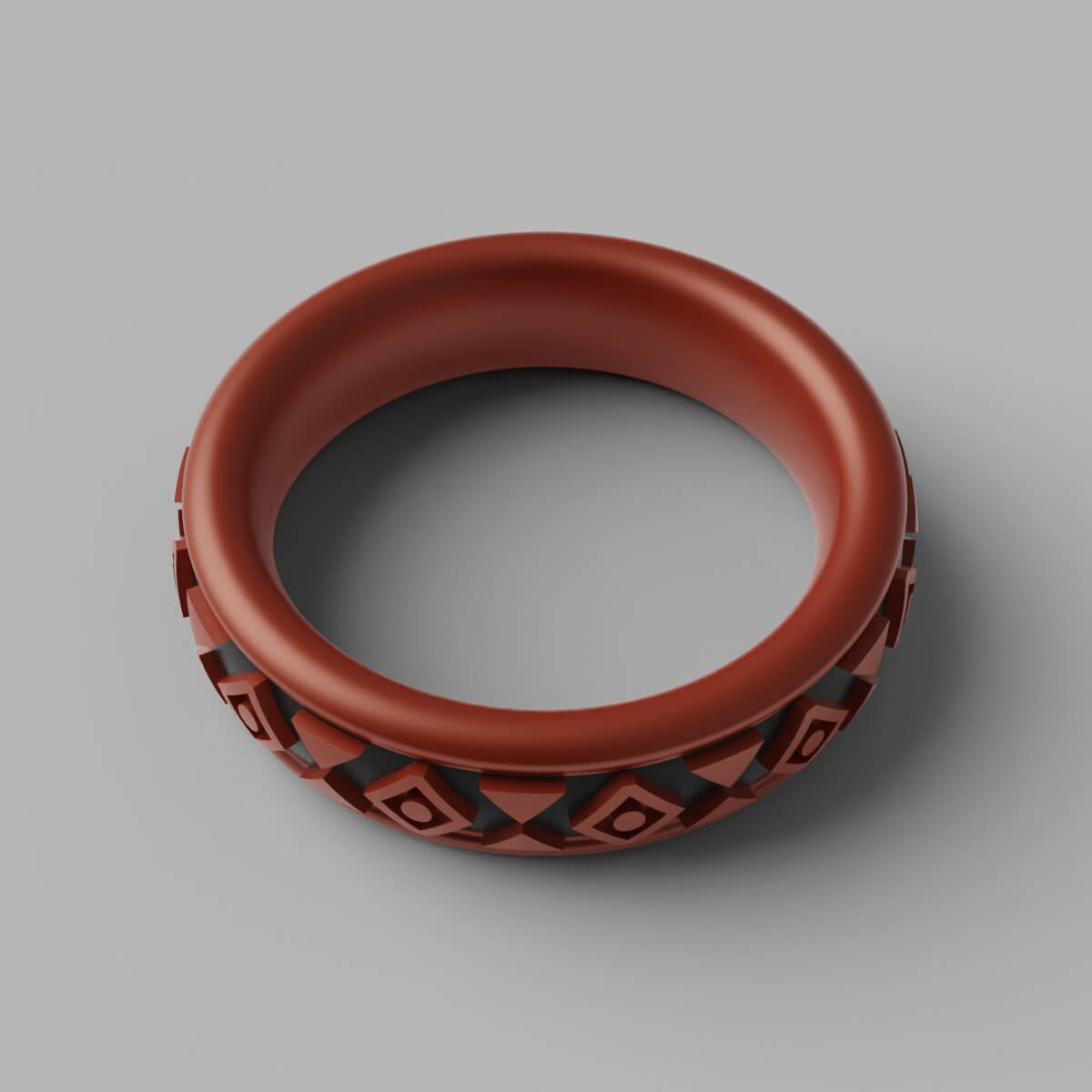 Printable Jewelery Ring - 3D Model by Furqan03