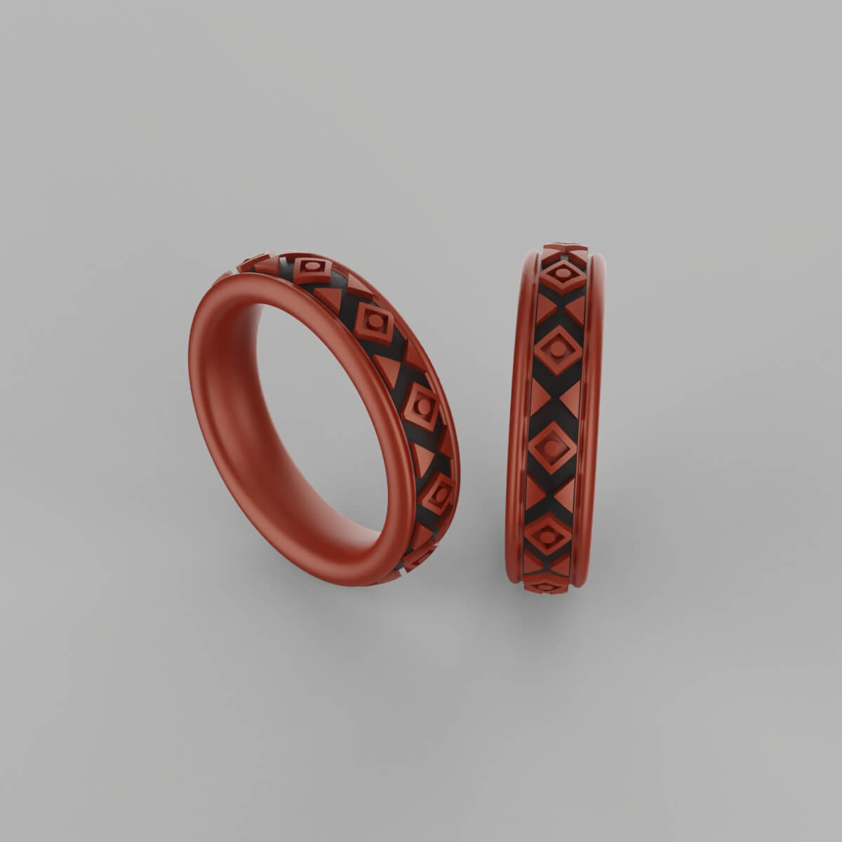 Printable Jewelery Ring - 3D Model by Furqan03
