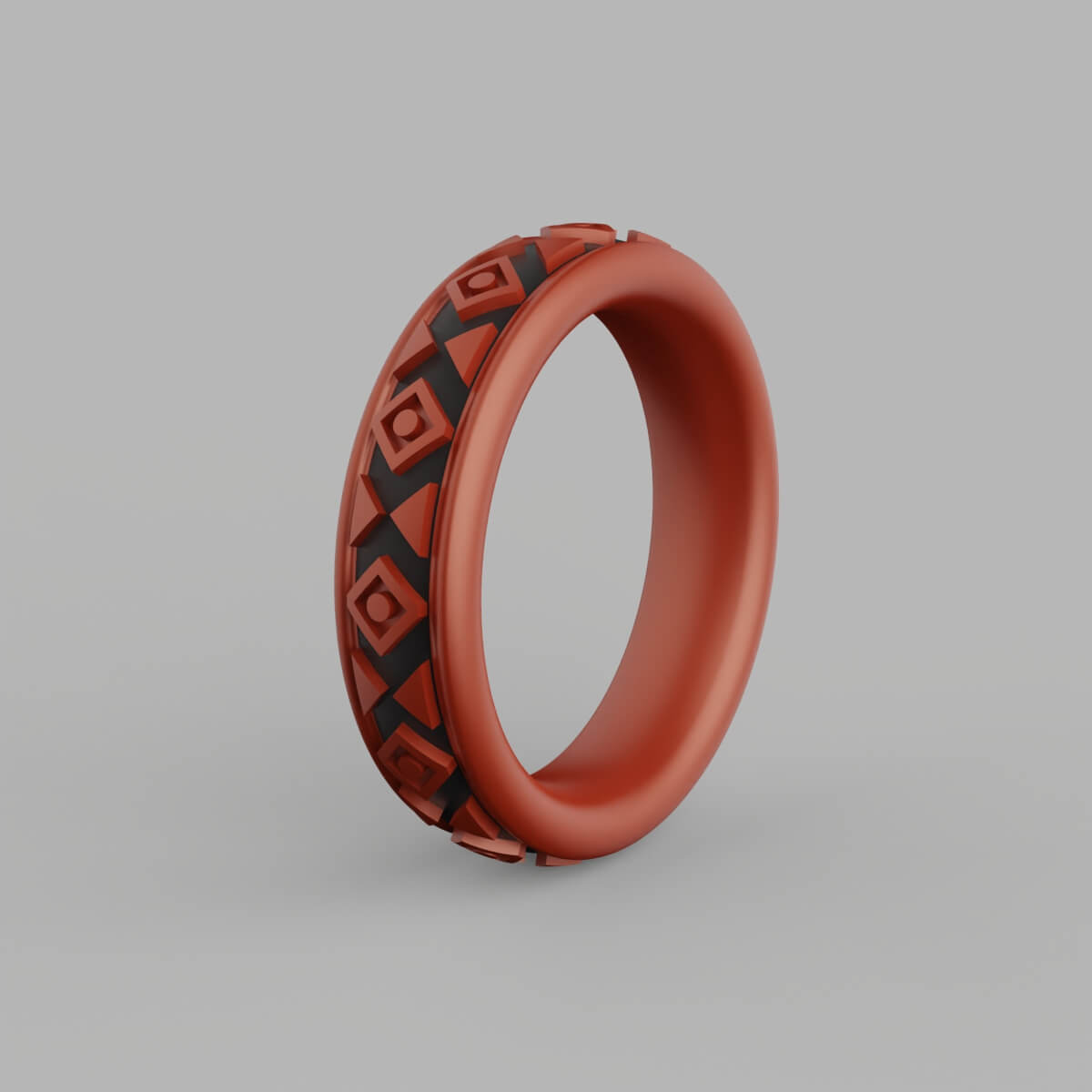 Printable Jewelery Ring - 3D Model by Furqan03