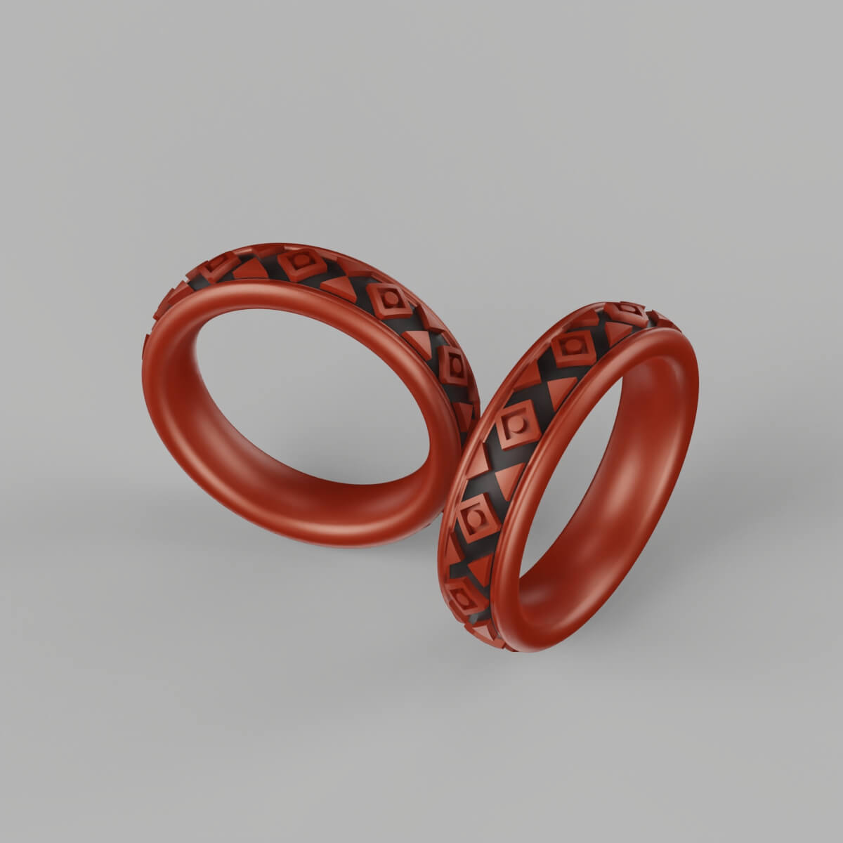 Printable Jewelery Ring - 3D Model by Furqan03