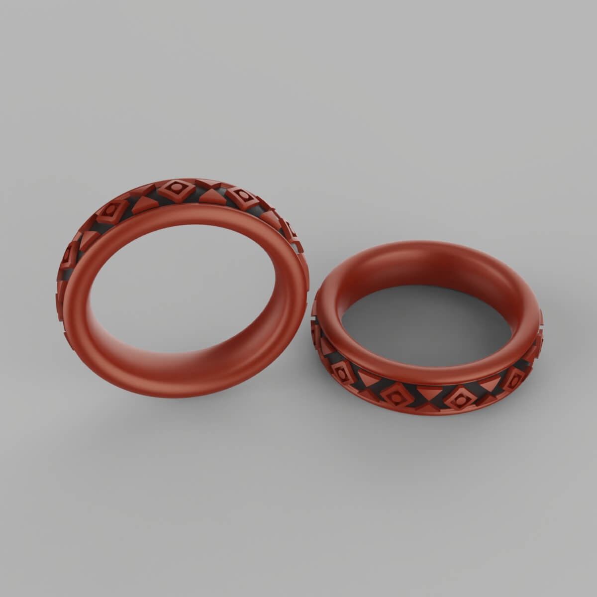 Printable Jewelery Ring - 3D Model by Furqan03