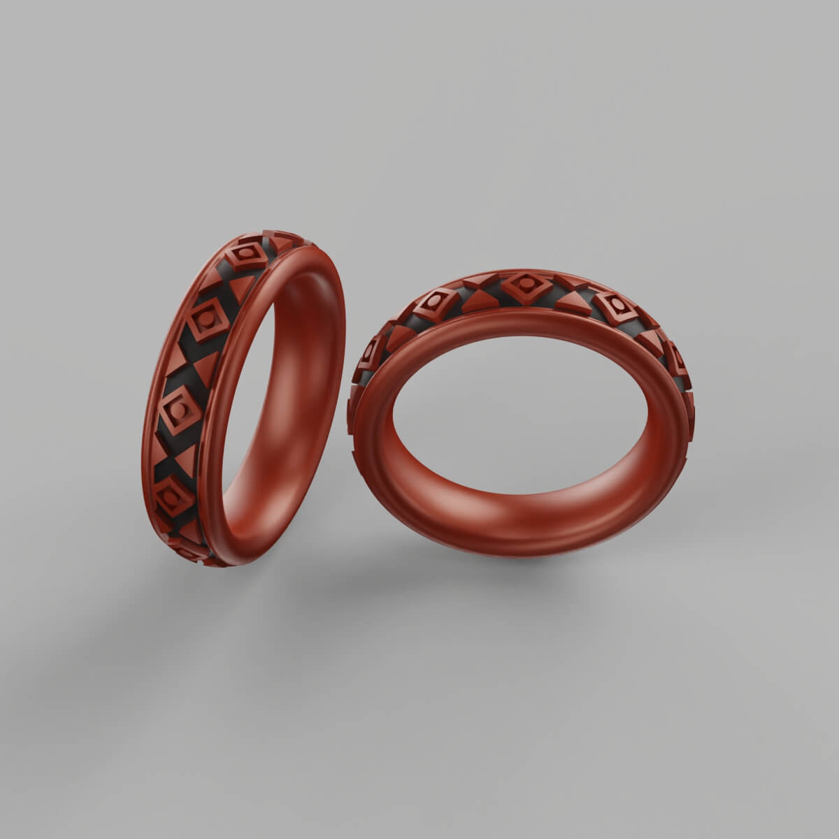 Printable Jewelery Ring - 3D Model by Furqan03