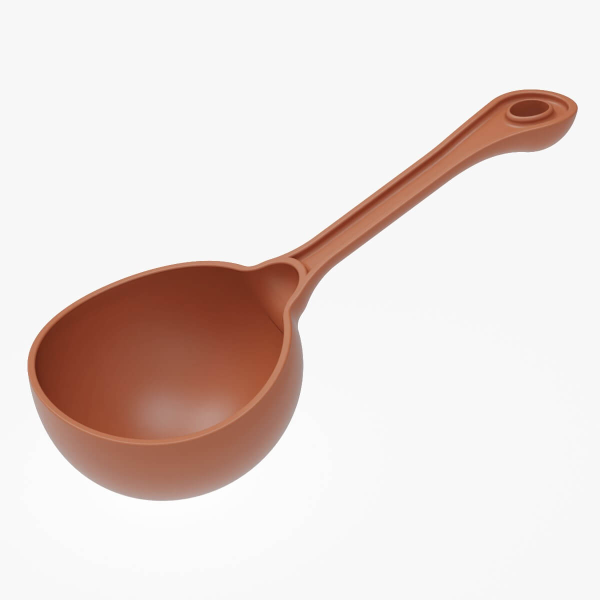 Printable Ladle Spoon - 3D Model by Furqan03