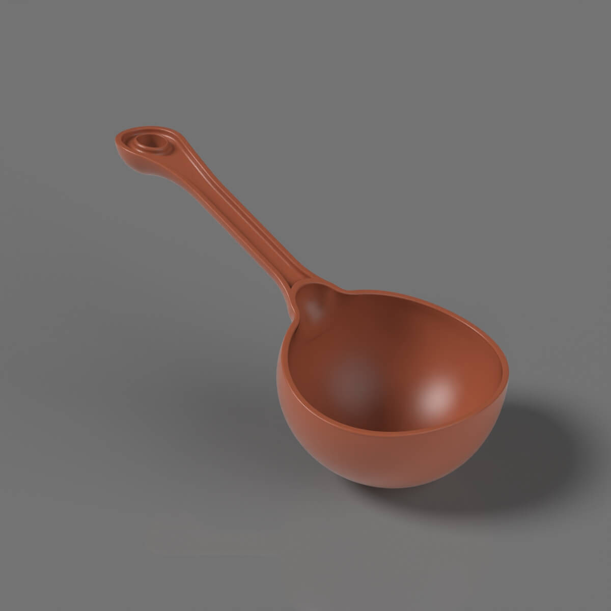Printable Ladle Spoon - 3D Print Model by Furqan03