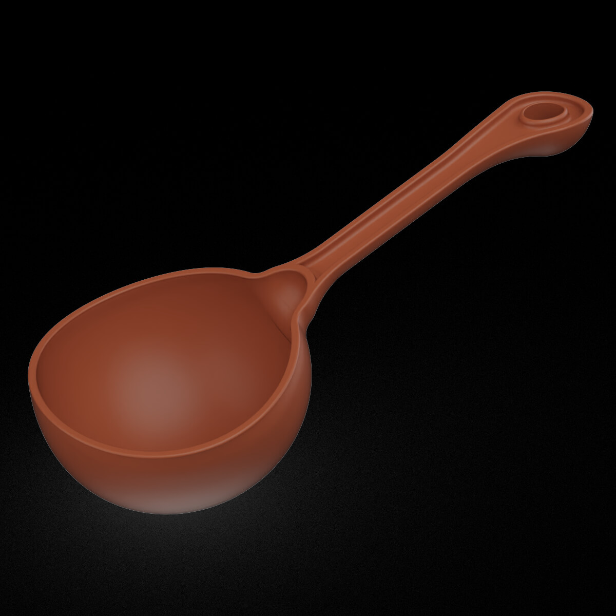 Printable Ladle Spoon - 3D Print Model by Furqan03