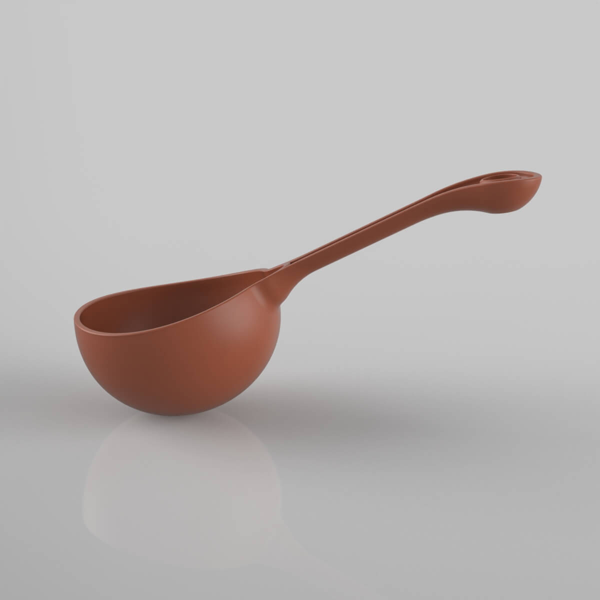 Printable Ladle Spoon - 3D Print Model by Furqan03
