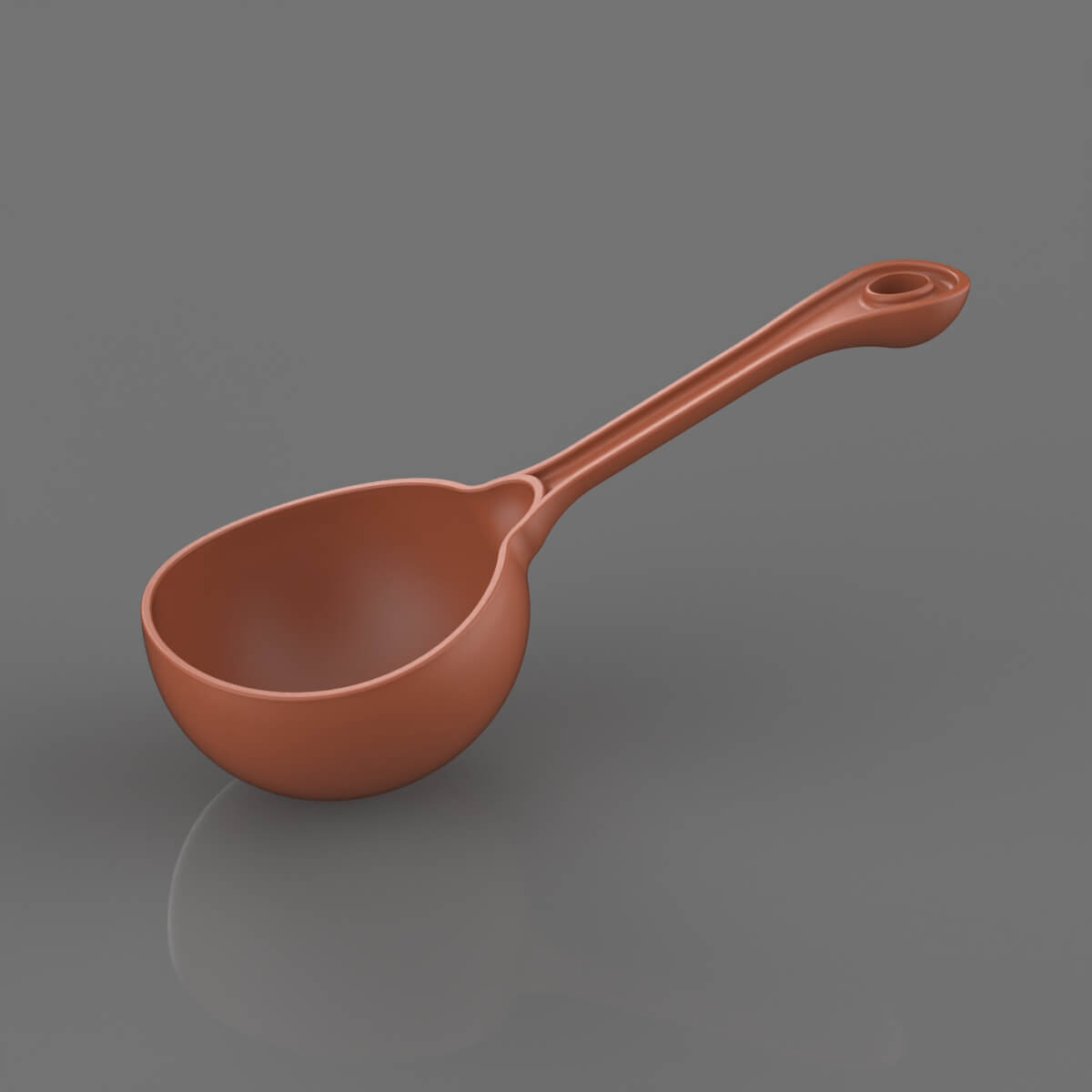 Printable Ladle Spoon - 3D Print Model by Furqan03