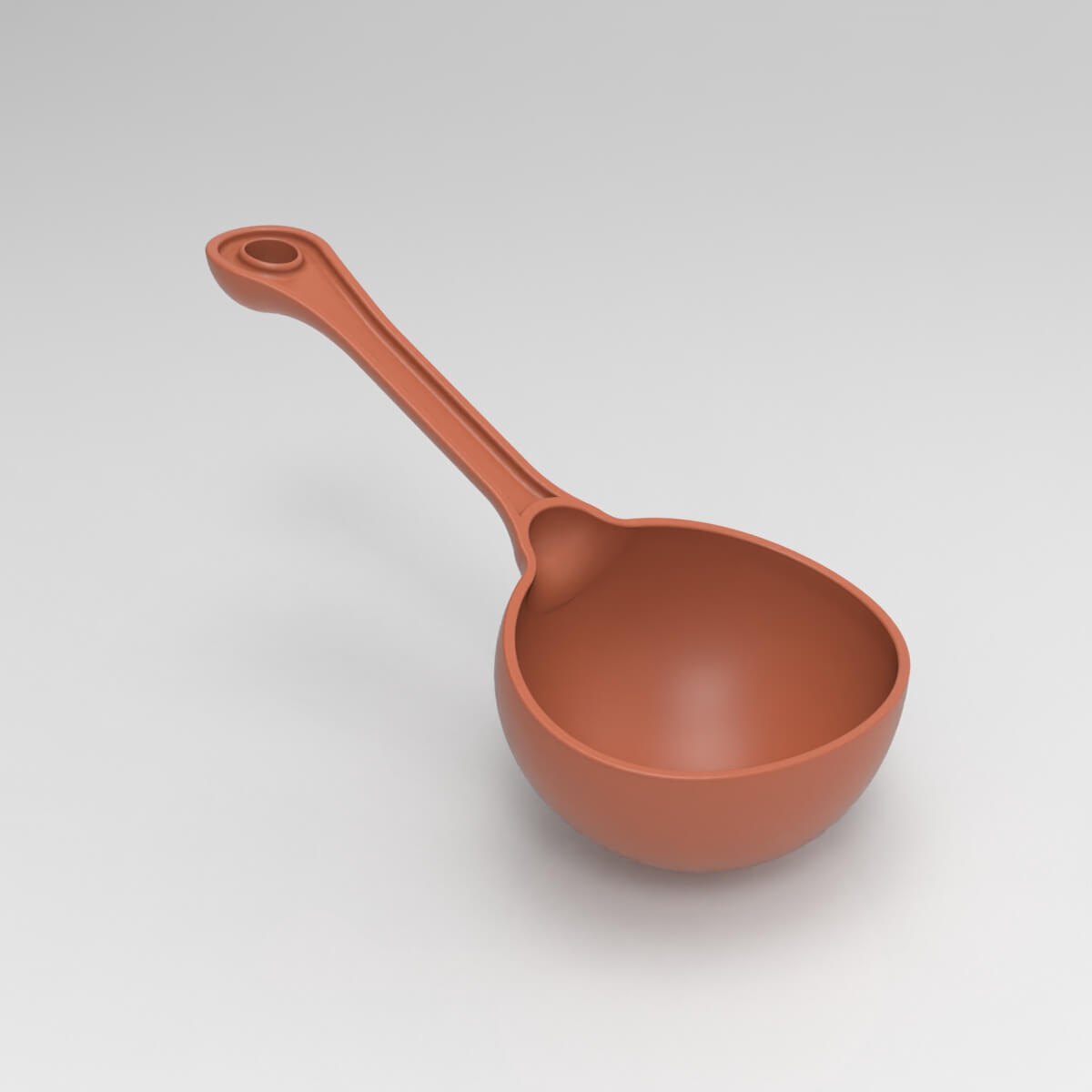 Printable Ladle Spoon - 3D Print Model by Furqan03