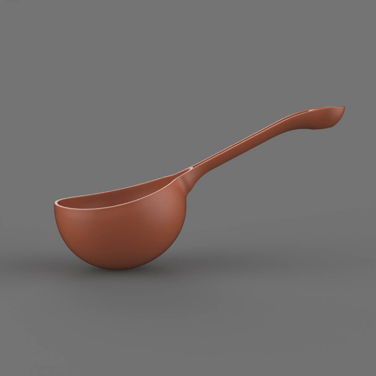 Printable Ladle Spoon - 3D Model by Furqan03