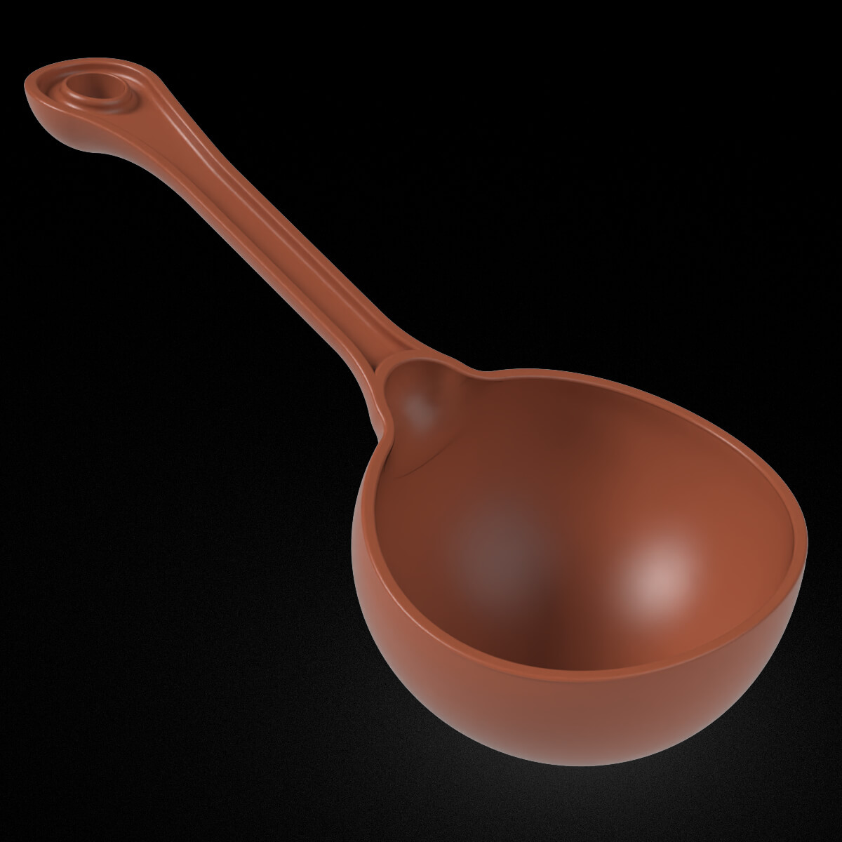 Printable Ladle Spoon - 3D Print Model by Furqan03