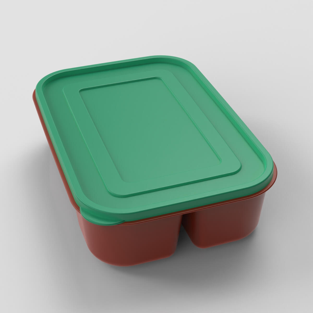Printable Lunch Box - 3D Model by Furqan03