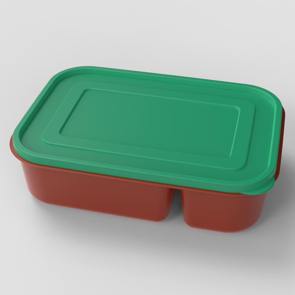 Printable Lunch Box - 3D Model by Furqan03