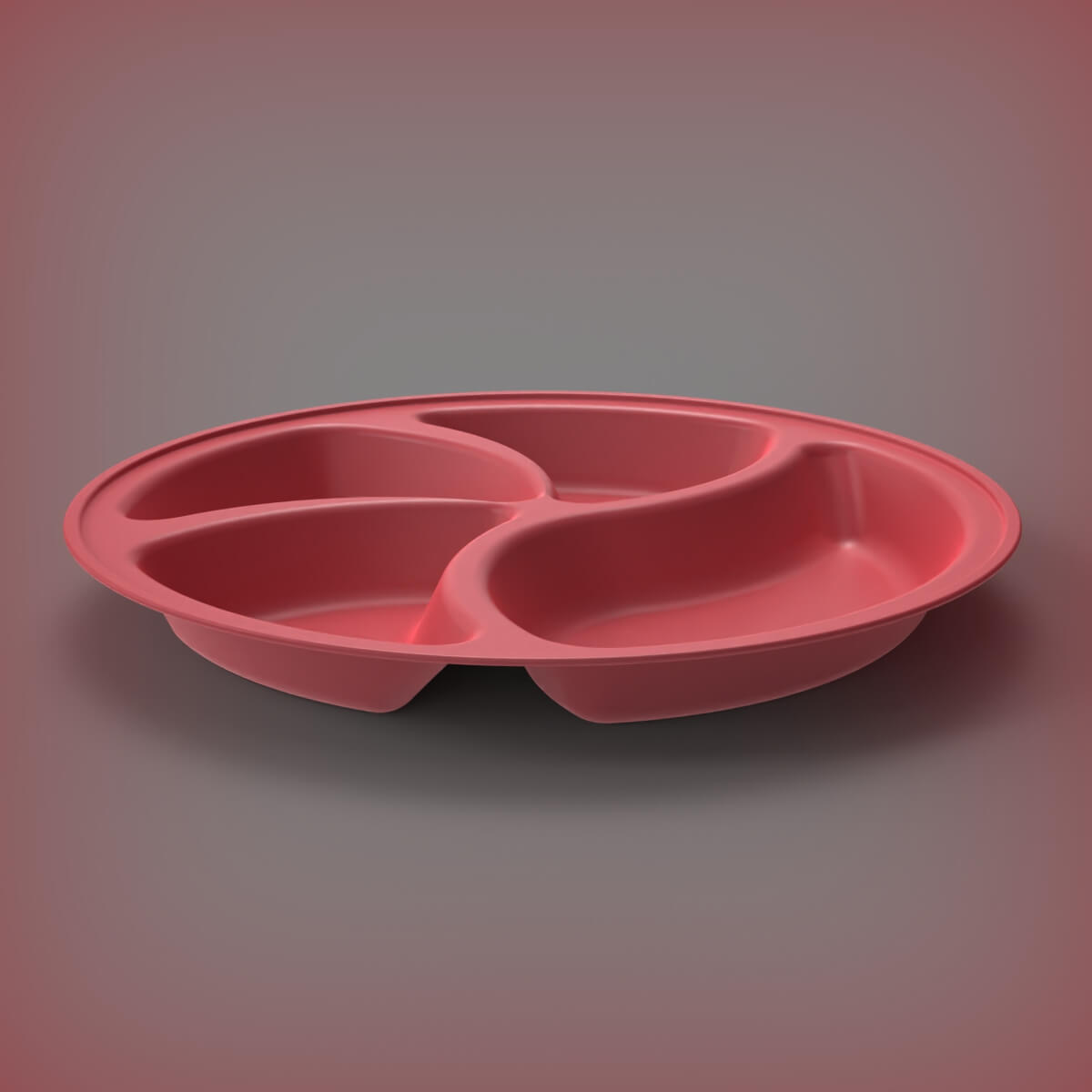 Printable Partition Plate - 3D Model by Furqan03