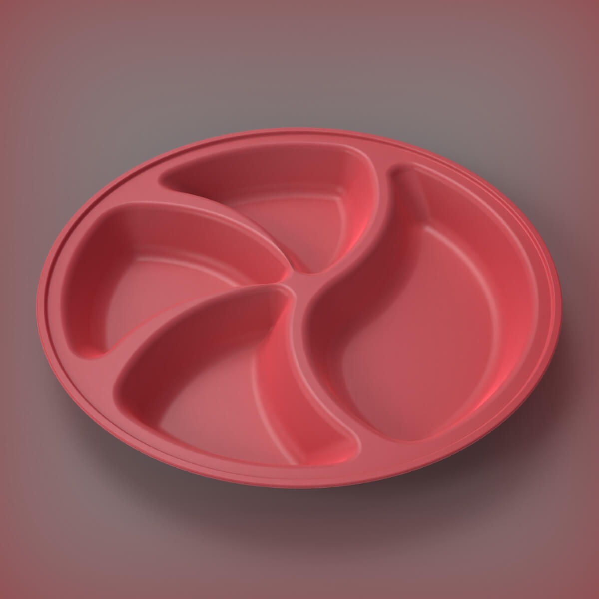 Printable Partition Plate - 3D Model by Furqan03