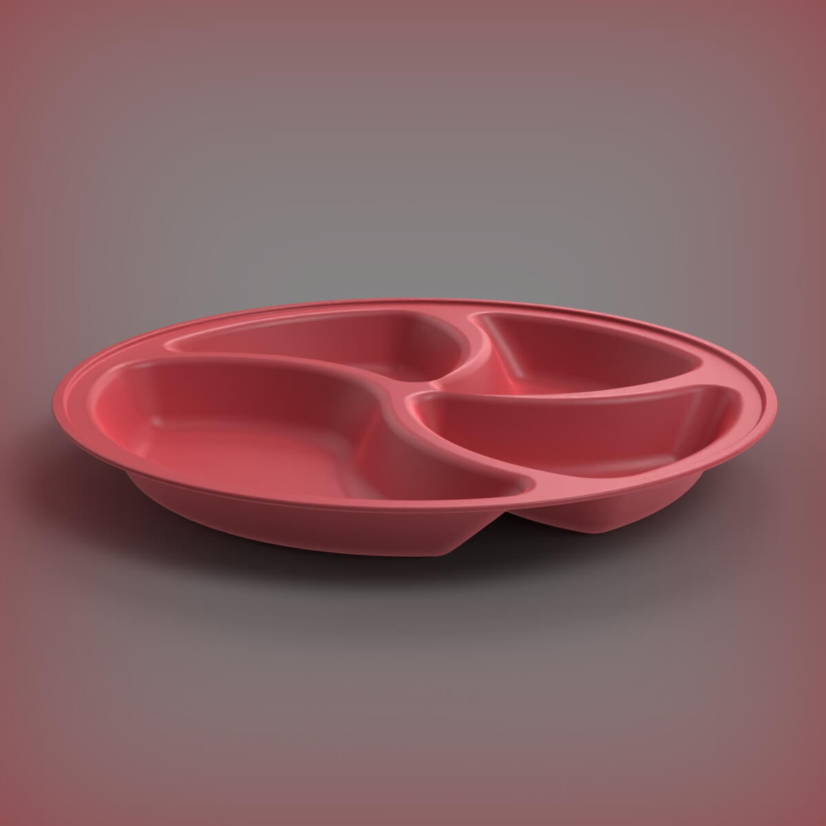 Printable Partition Plate - 3D Model by Furqan03