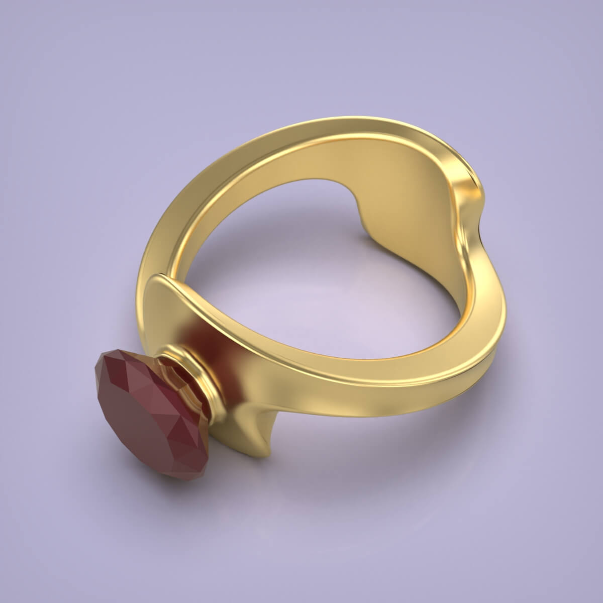 Printable Ring - 3D Model by Furqan03