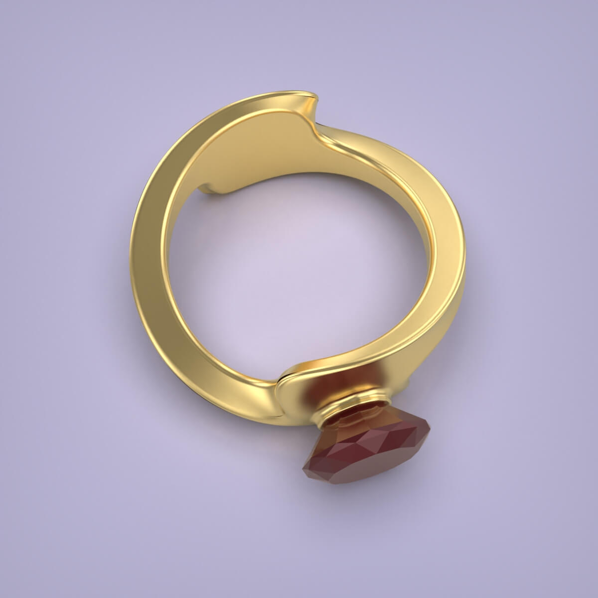 Printable Ring - 3D Model by Furqan03