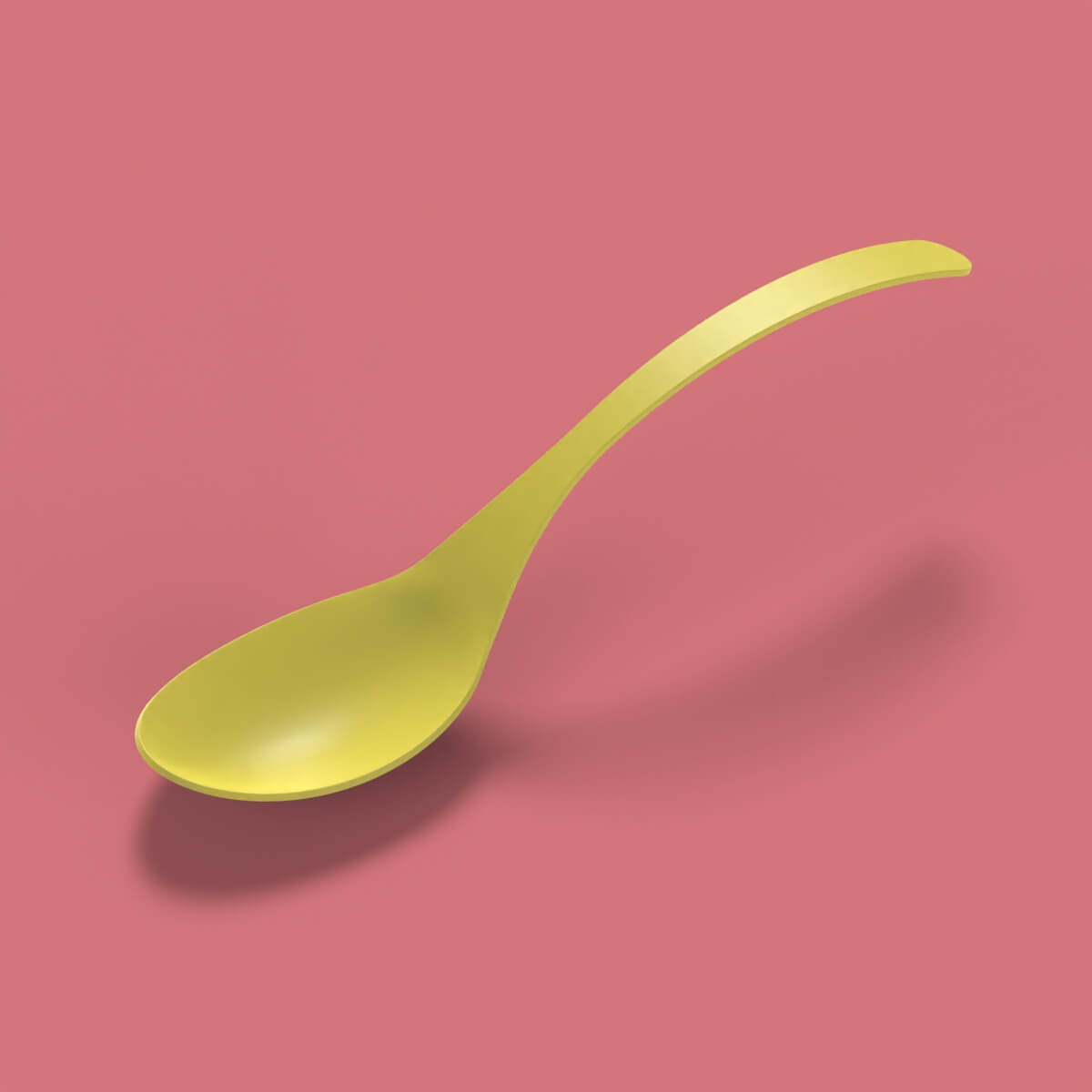 Printable Spoon - 3D Model by Furqan03