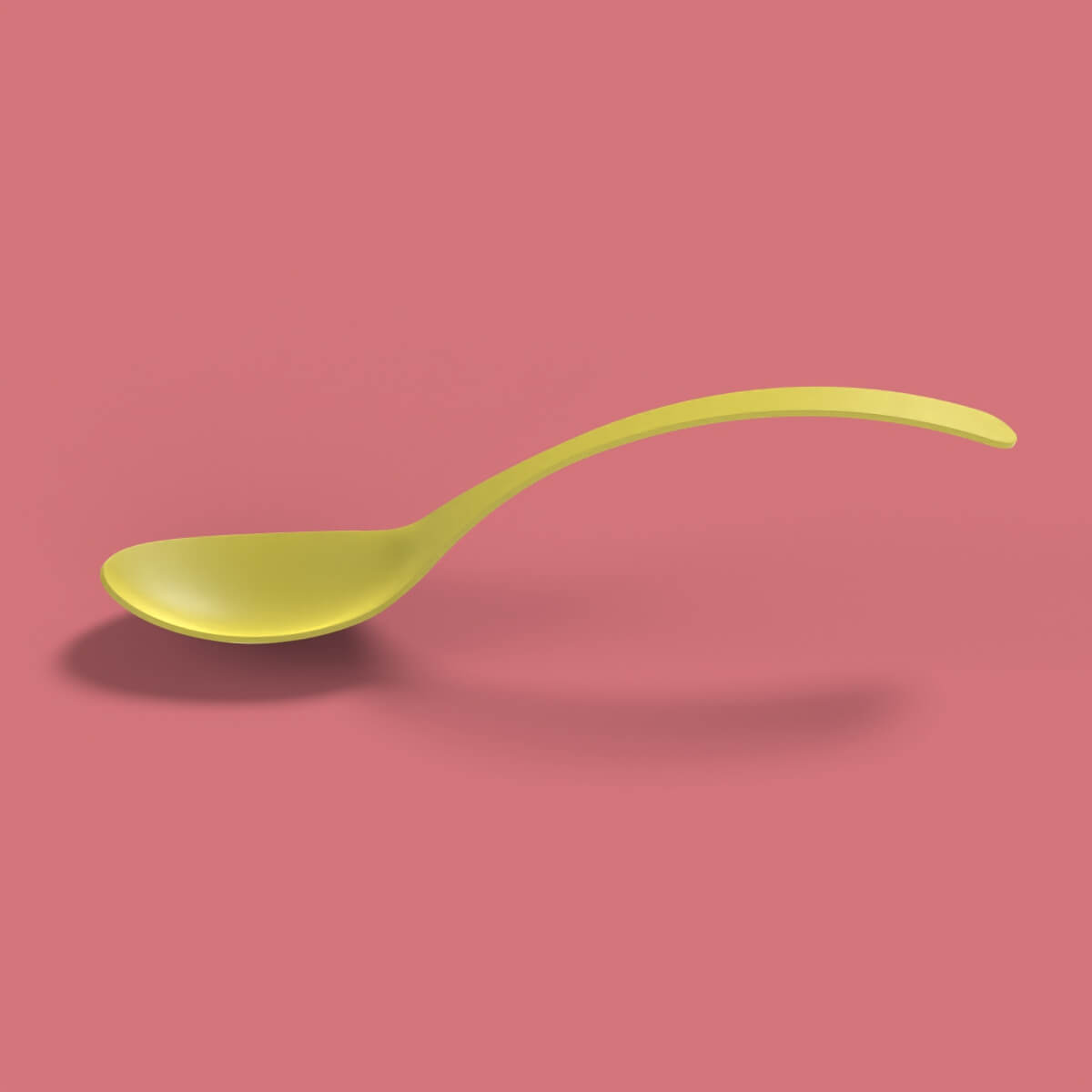 Printable Spoon - 3D Print Model by Furqan03