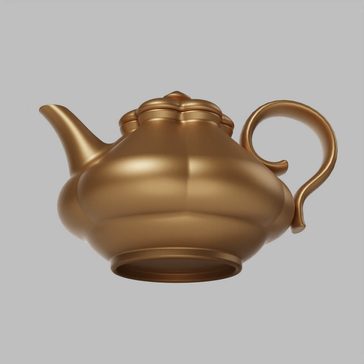 Printable Teapot - 3D Model by Furqan03