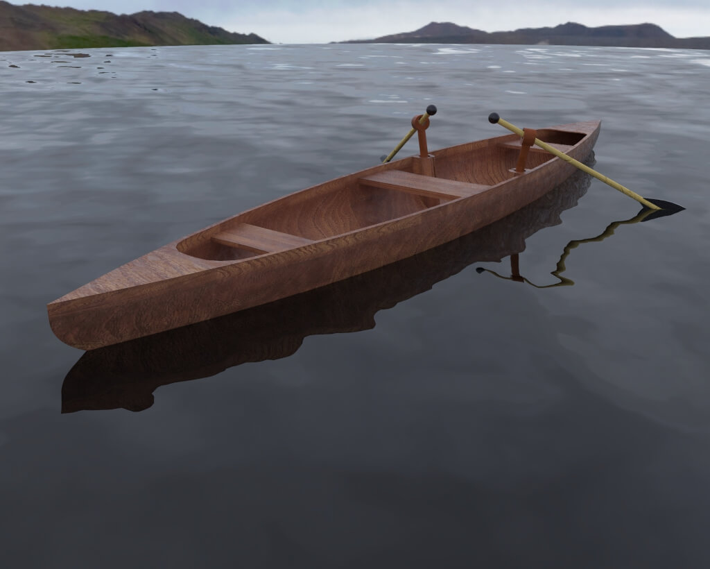 Printable Boat - 3D Print Model by Furqan03