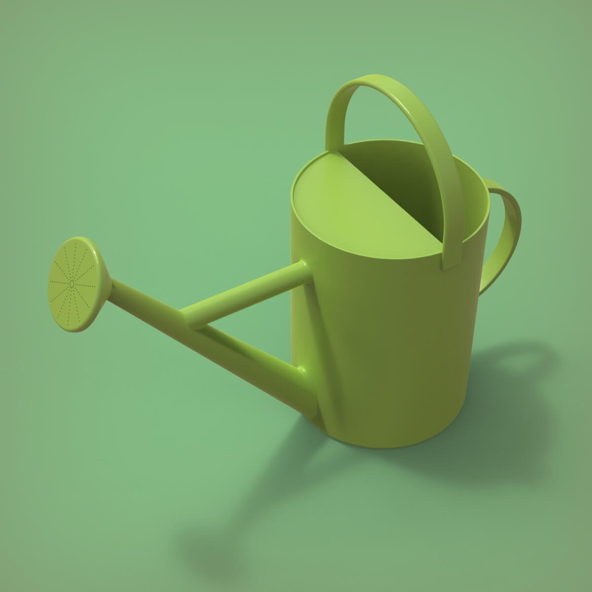 Printable Watering Can - 3D Model by Furqan03