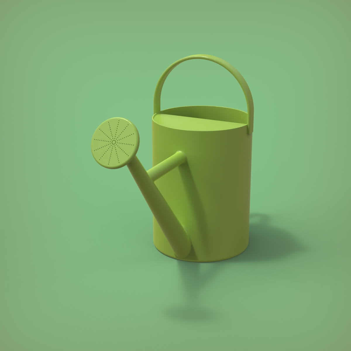 Printable Watering Can - 3D Model by Furqan03