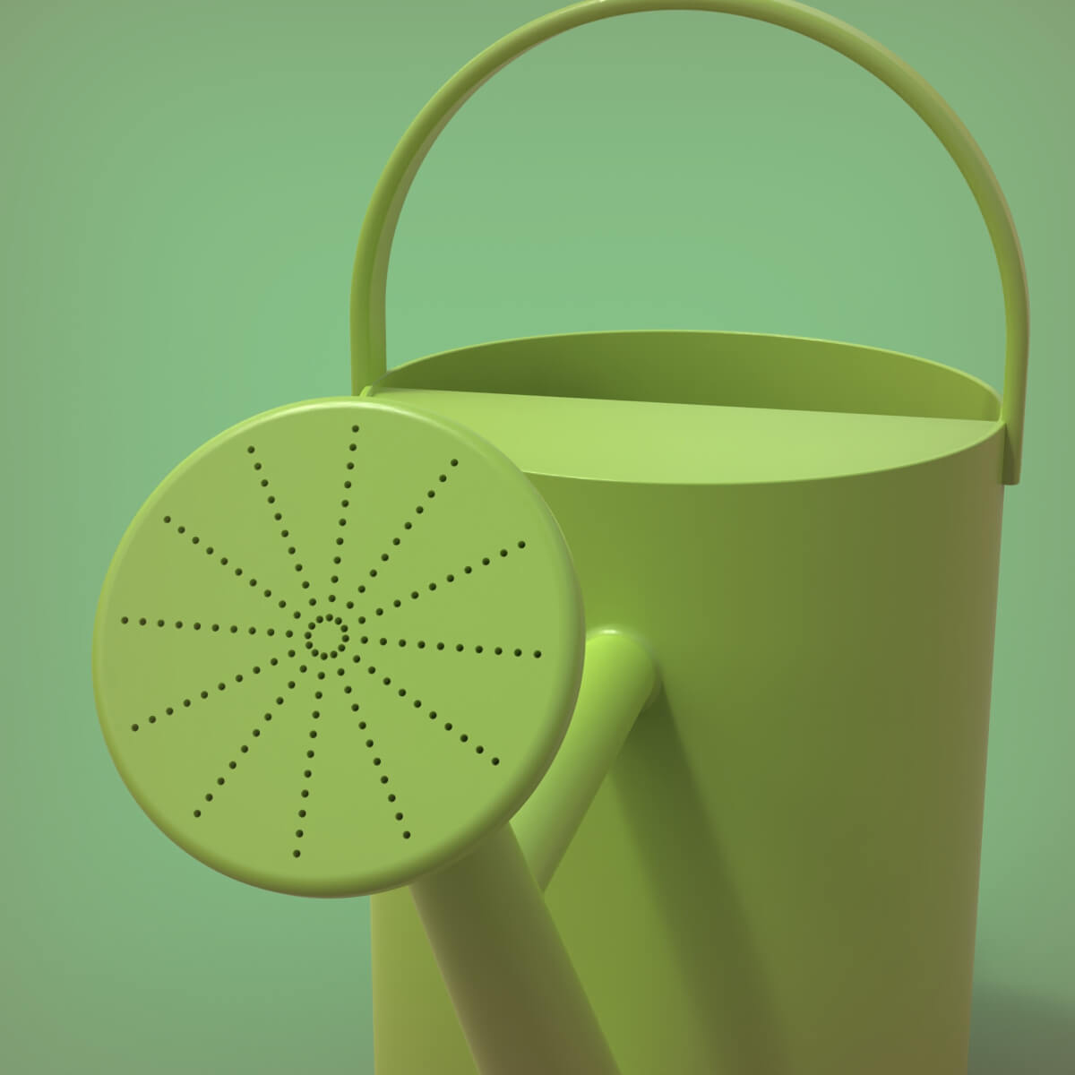 Printable Watering Can - 3D Model by Furqan03