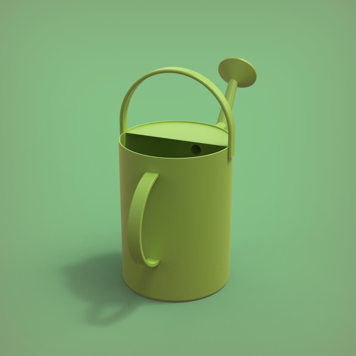 Printable Watering Can - 3D Model by Furqan03