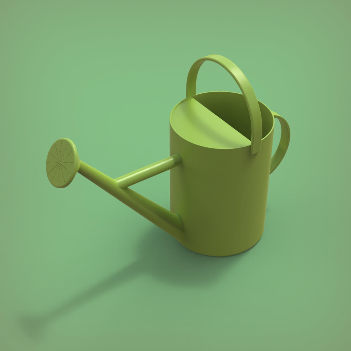 Printable Watering Can - 3D Model by Furqan03