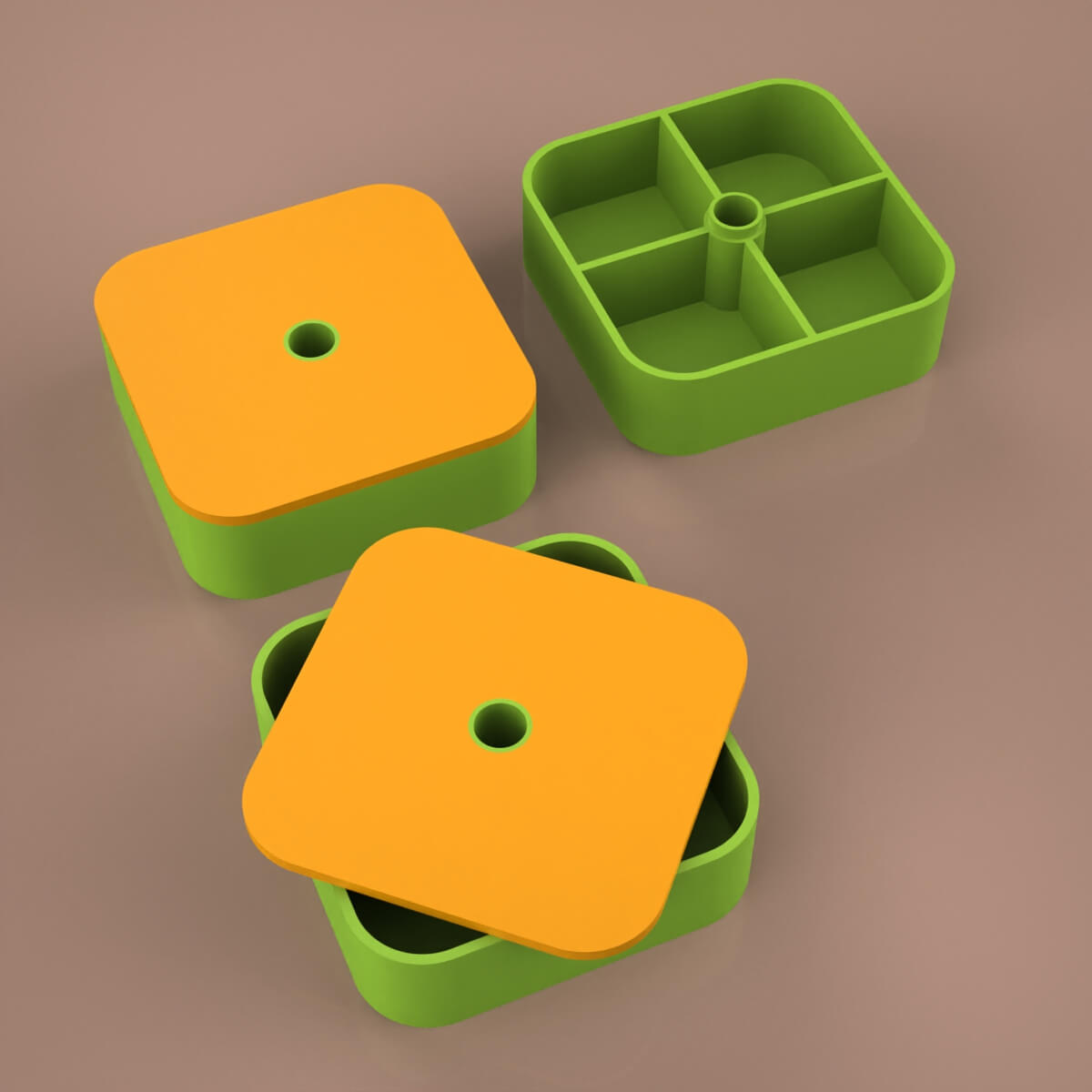 Printable Storage Box - 3D Model by Furqan03