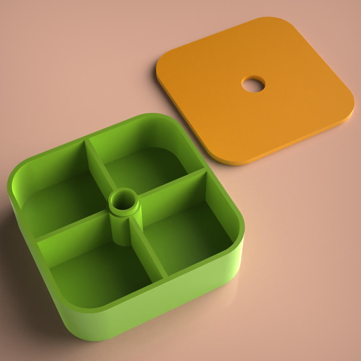 Printable Storage Box - 3D Model by Furqan03