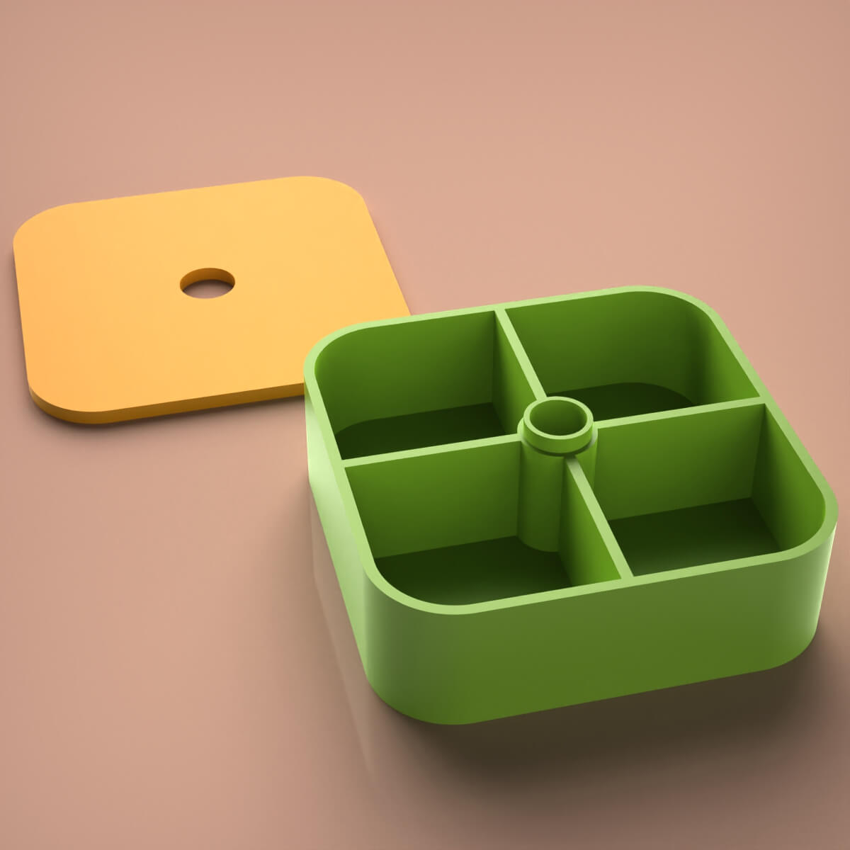 Printable Storage Box - 3D Model by Furqan03
