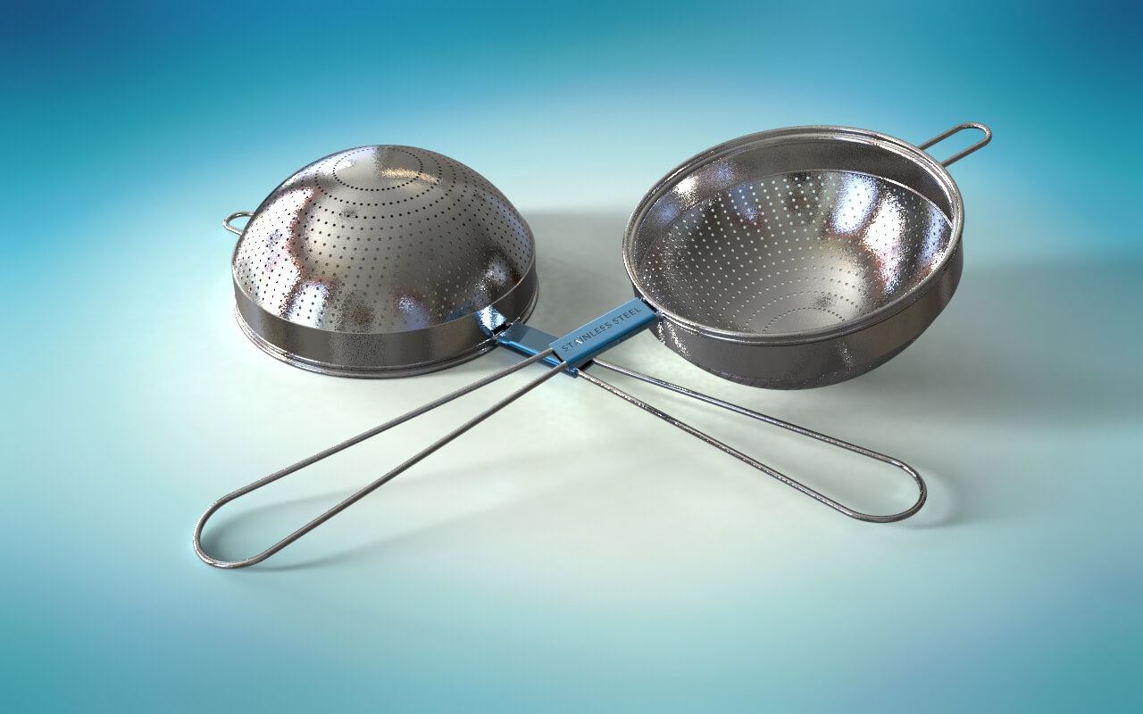 Printable Strainer - 3D Model by Furqan03