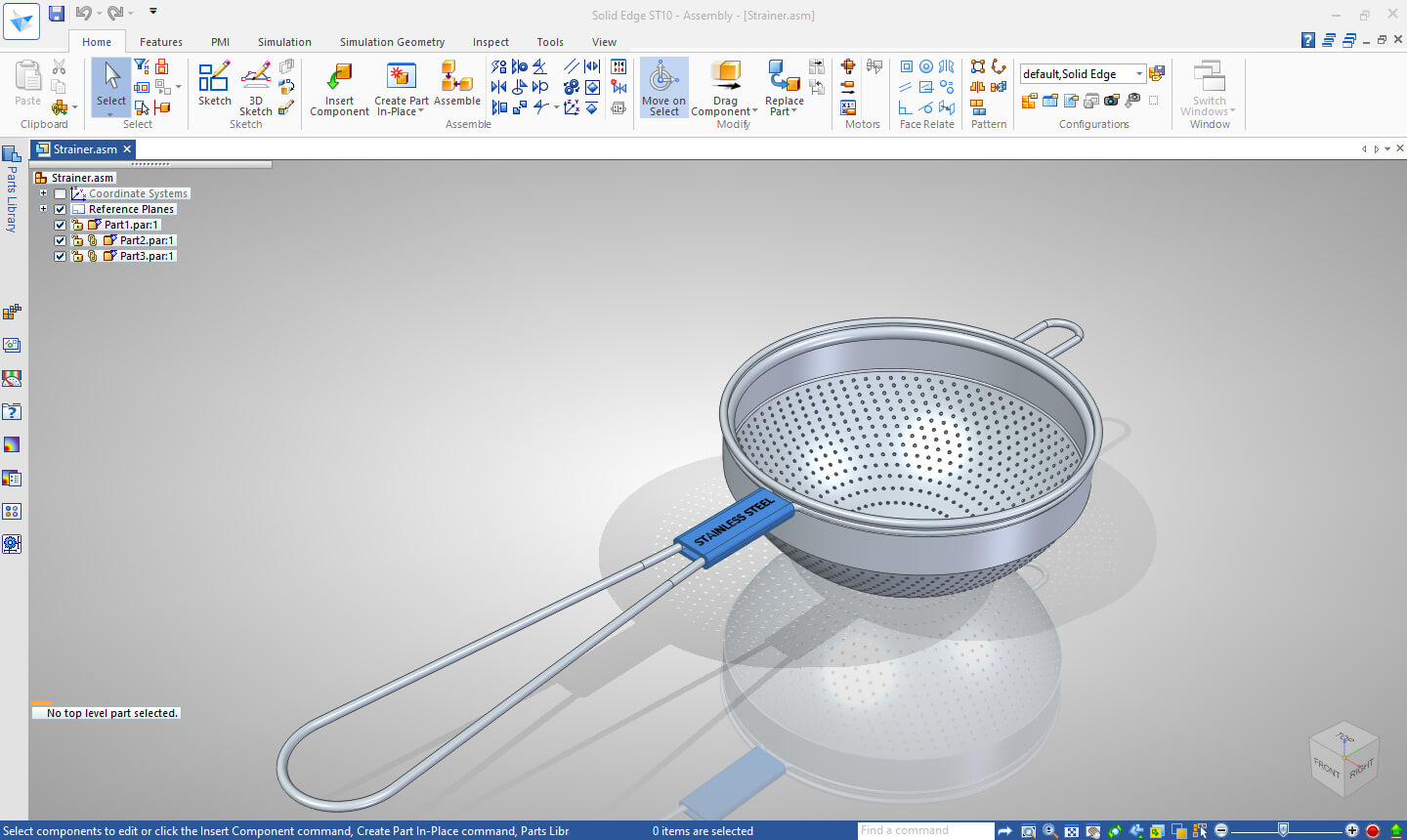Printable Strainer - 3D Model by Furqan03