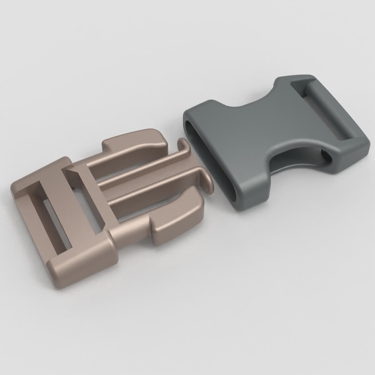 Printable Snap Buckle - 3D Model by Furqan03