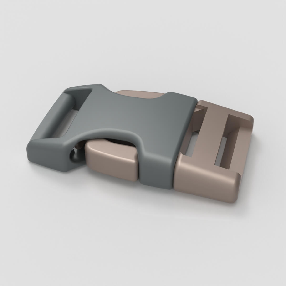 Printable Snap Buckle - 3D Model by Furqan03