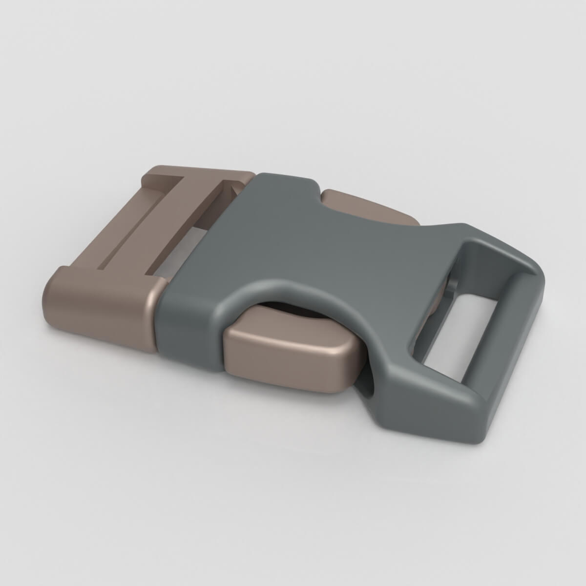 Printable Snap Buckle - 3D Model by Furqan03