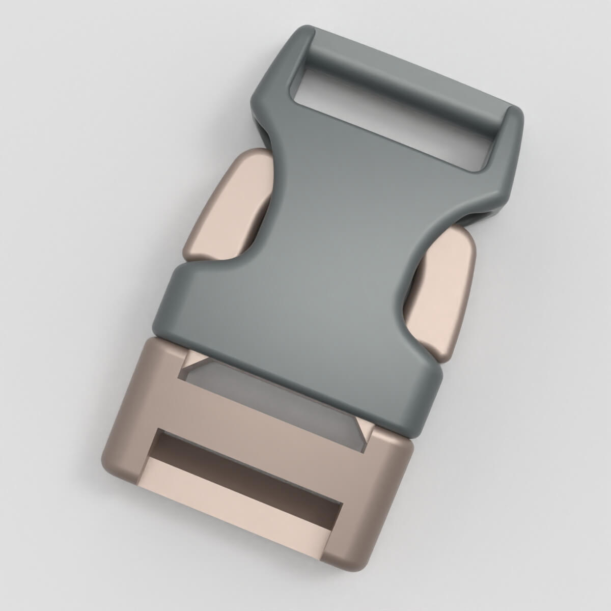 Printable Snap Buckle - 3D Model by Furqan03