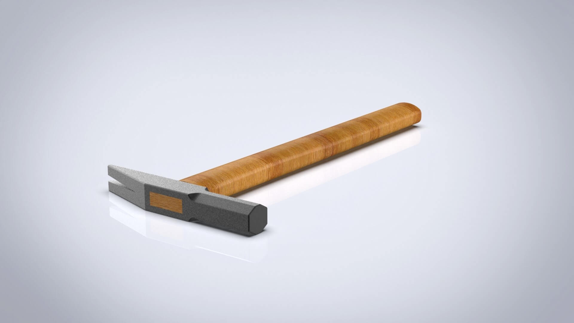 Printable Tack Hammer - 3D Model by Furqan03
