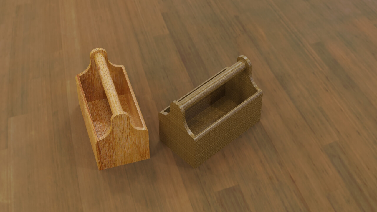 Tool Box With Handle - 3D Print Model by Furqan03