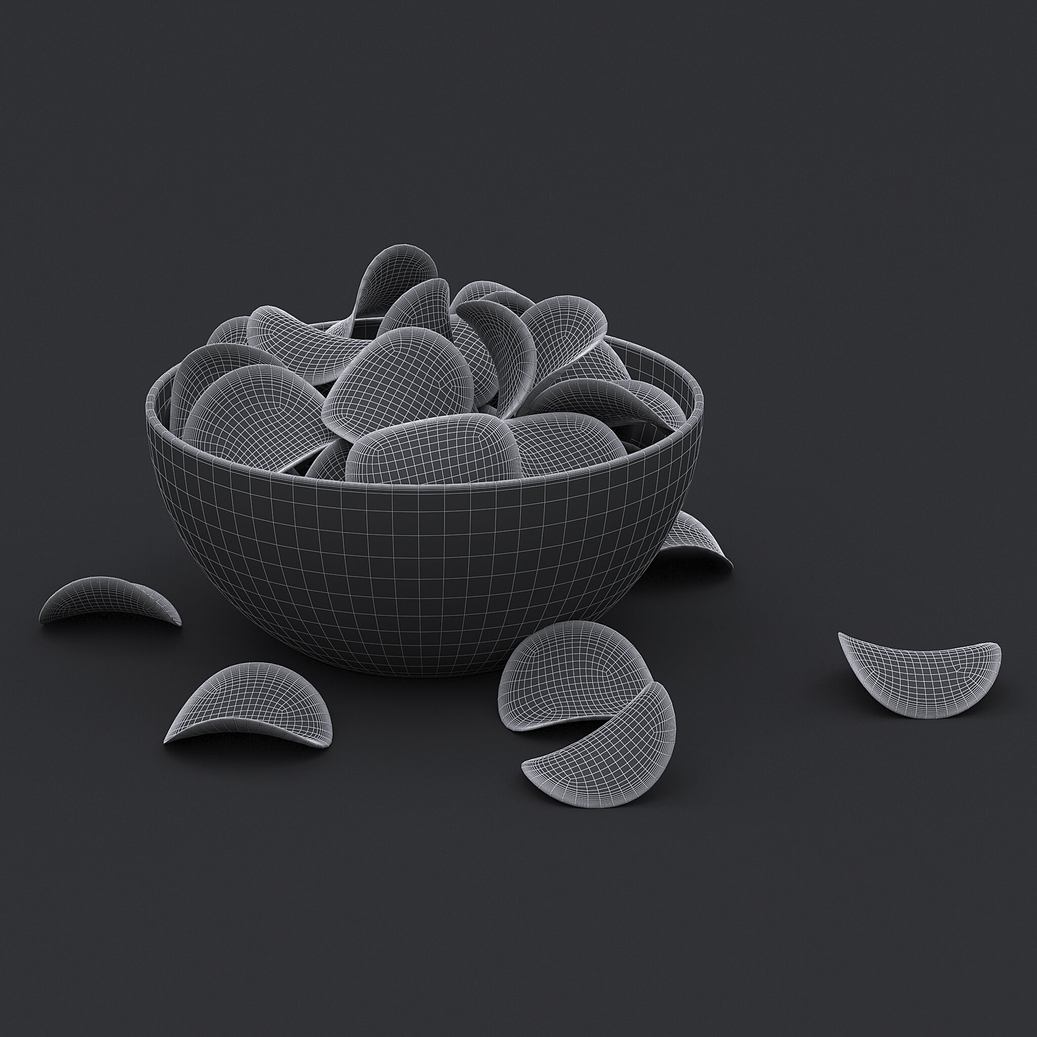 3D Potato Chips by fusemesh