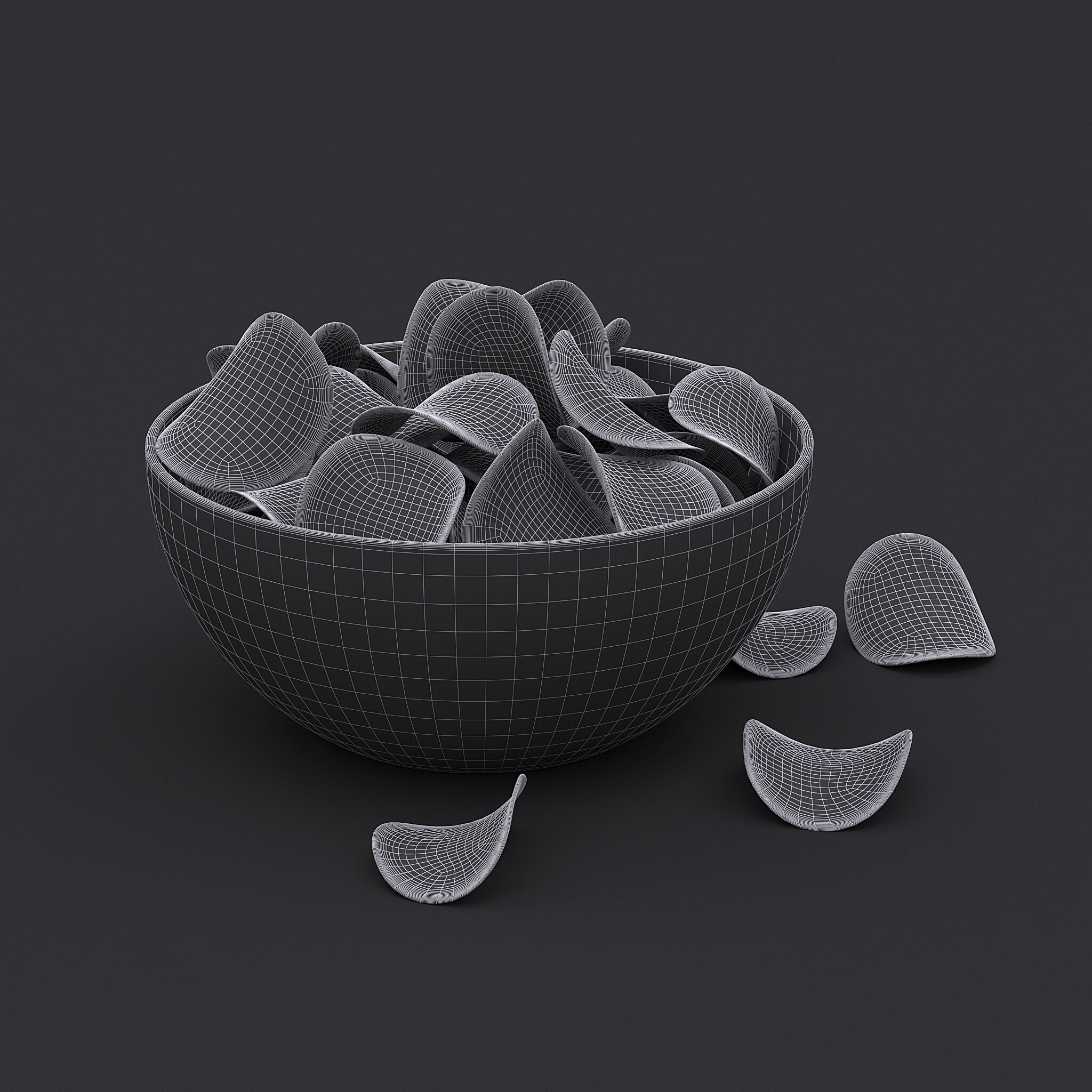 3D Potato Chips by fusemesh