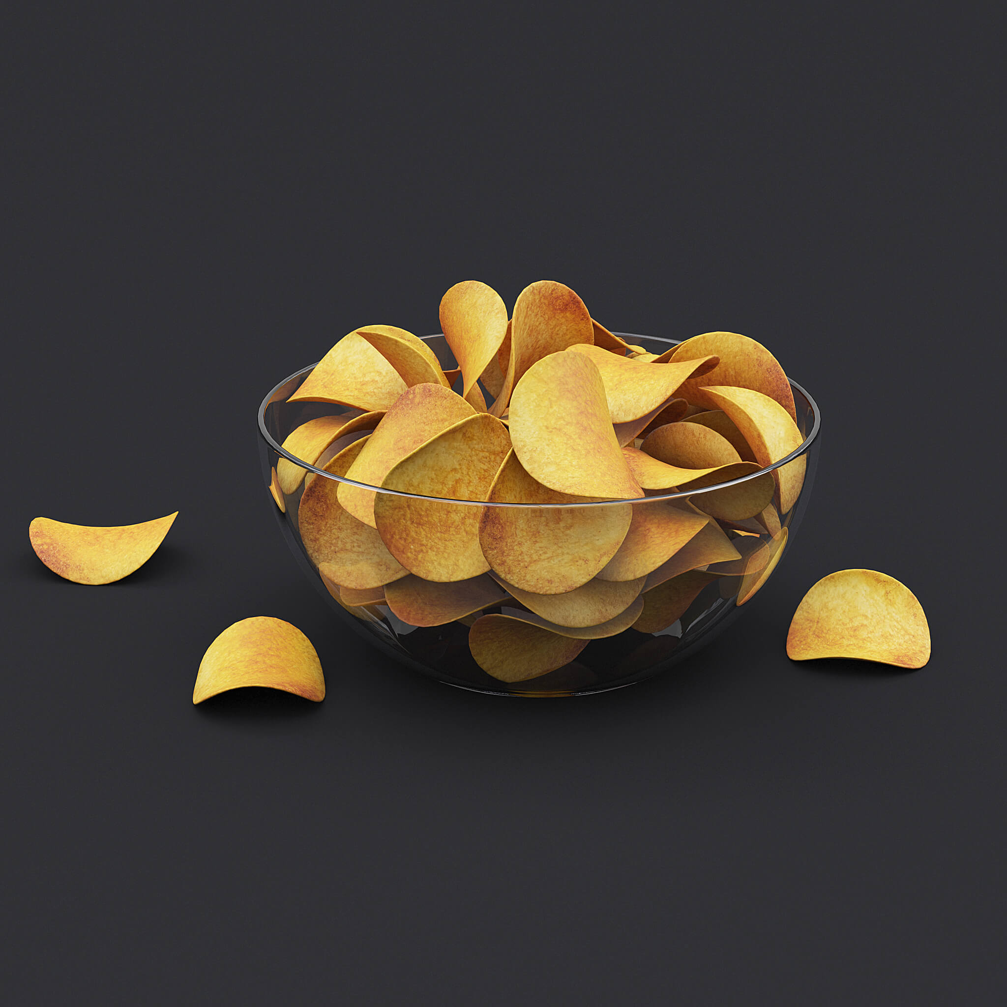 3D Potato Chips by fusemesh