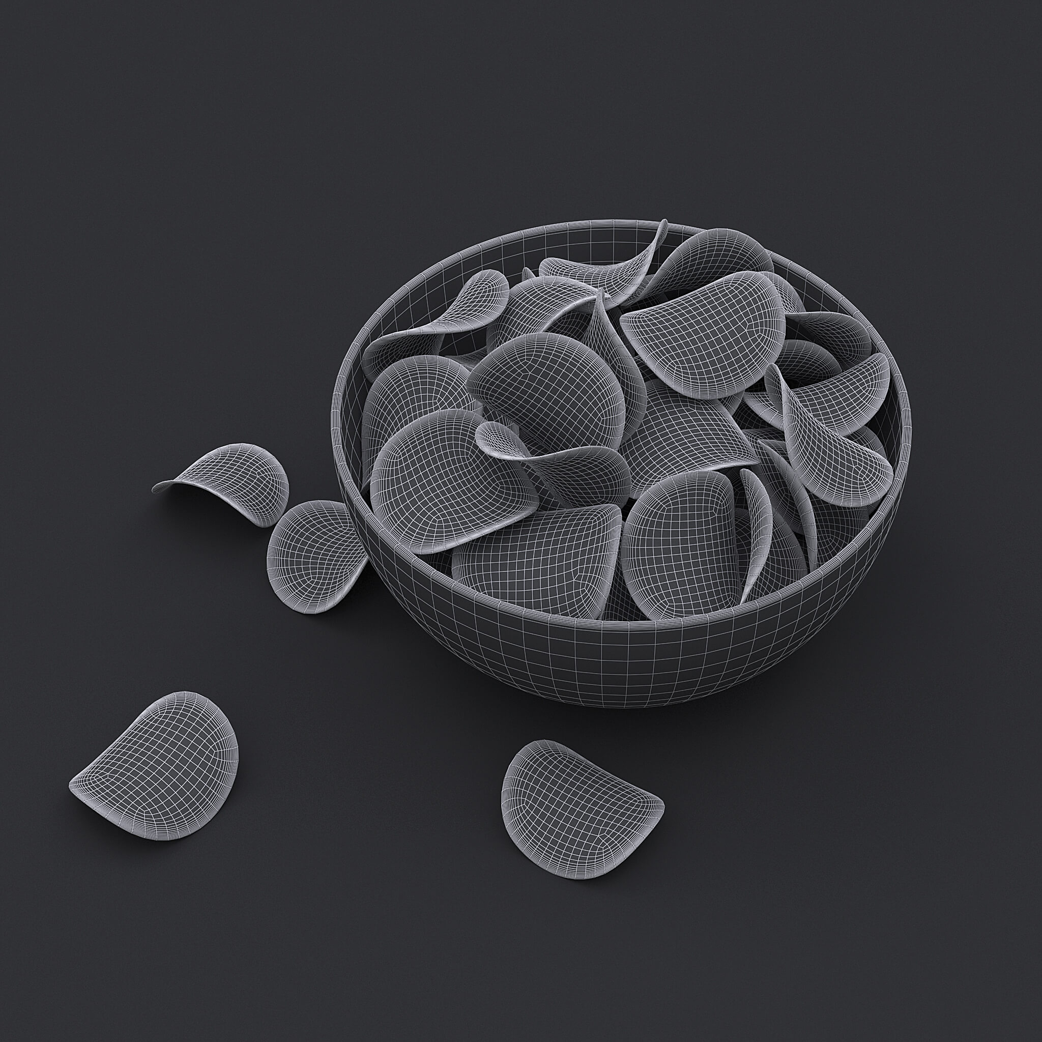 3D Potato Chips by fusemesh