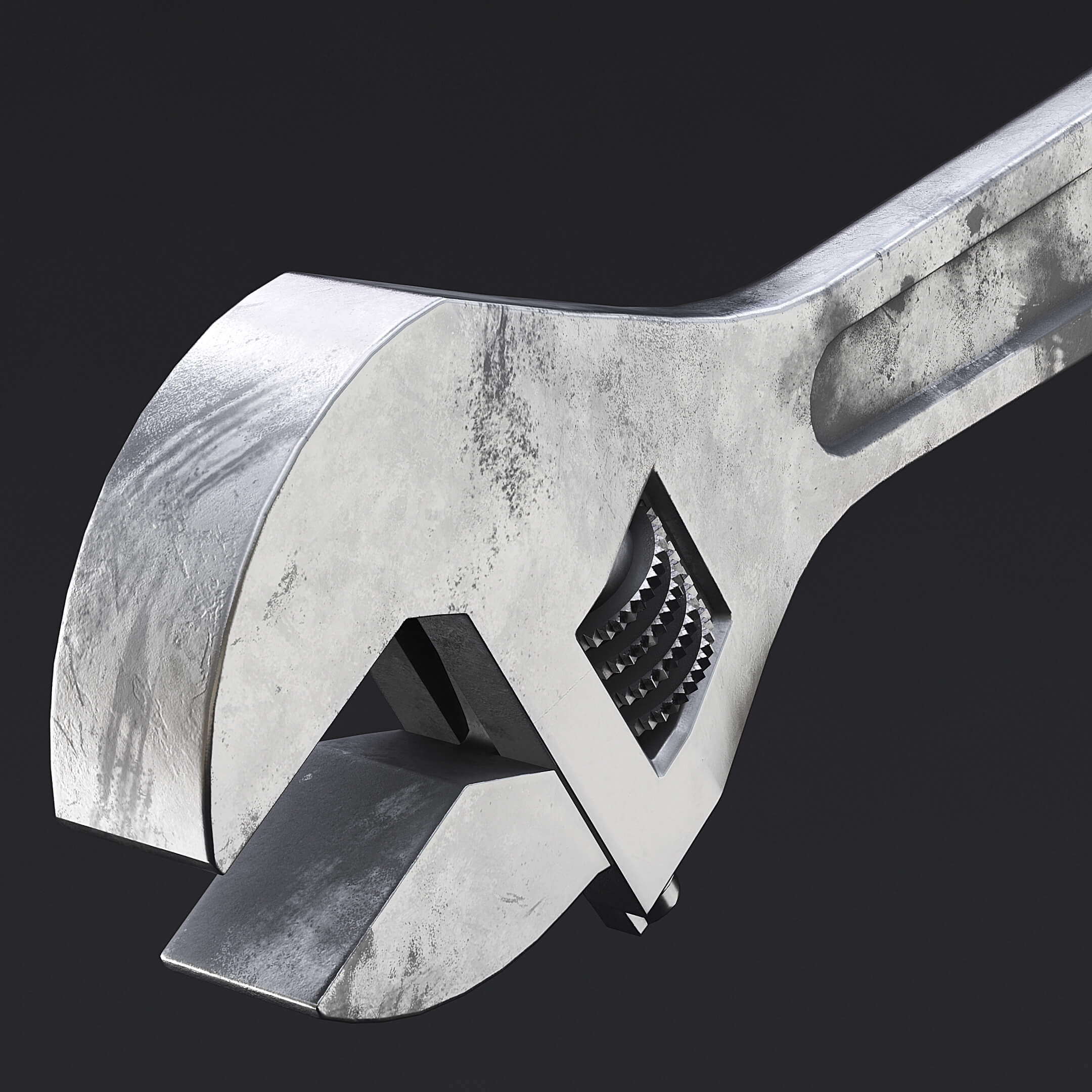 Adjustable Wrench - 3D Model by fusemesh