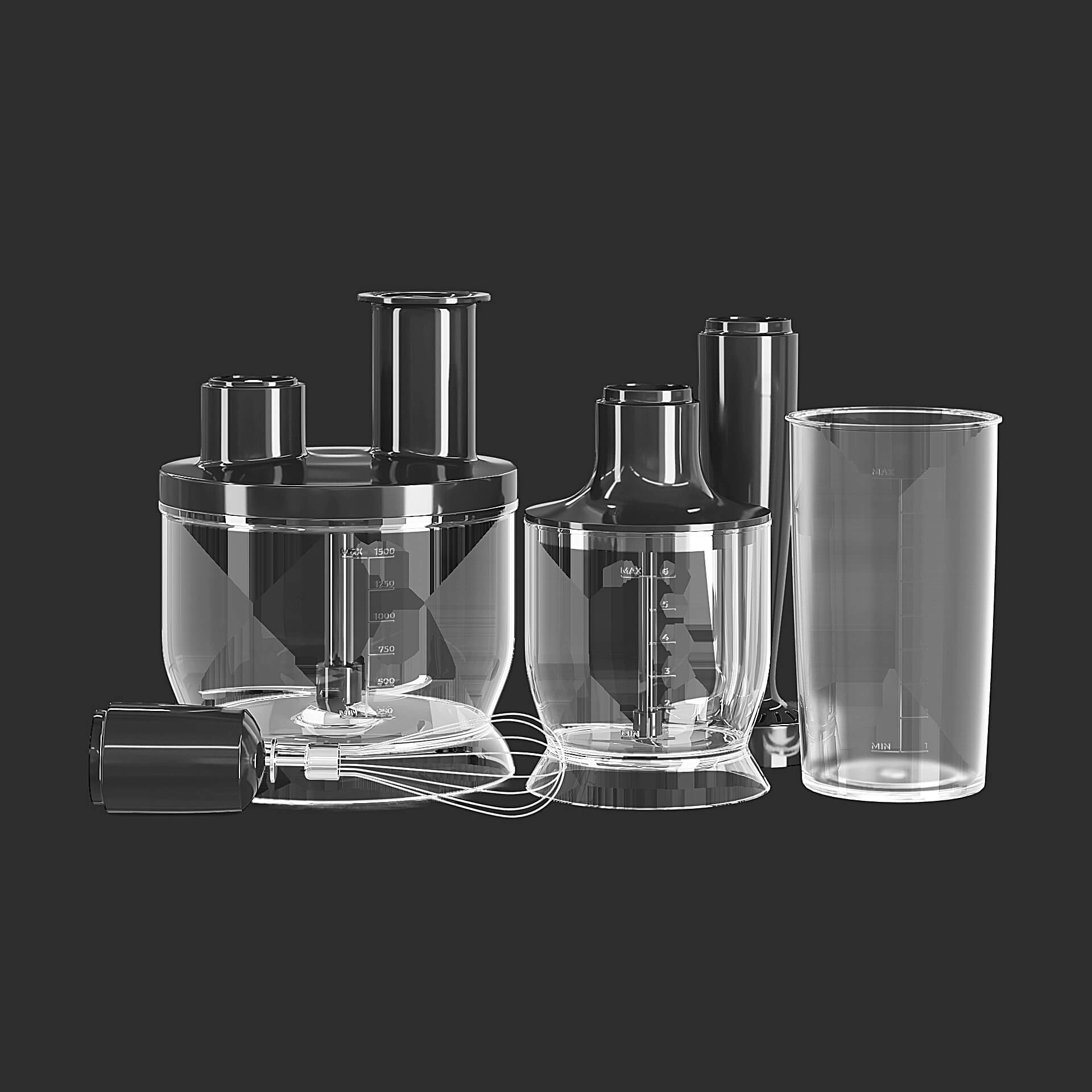 Blender Accessories - 3D Model by fusemesh