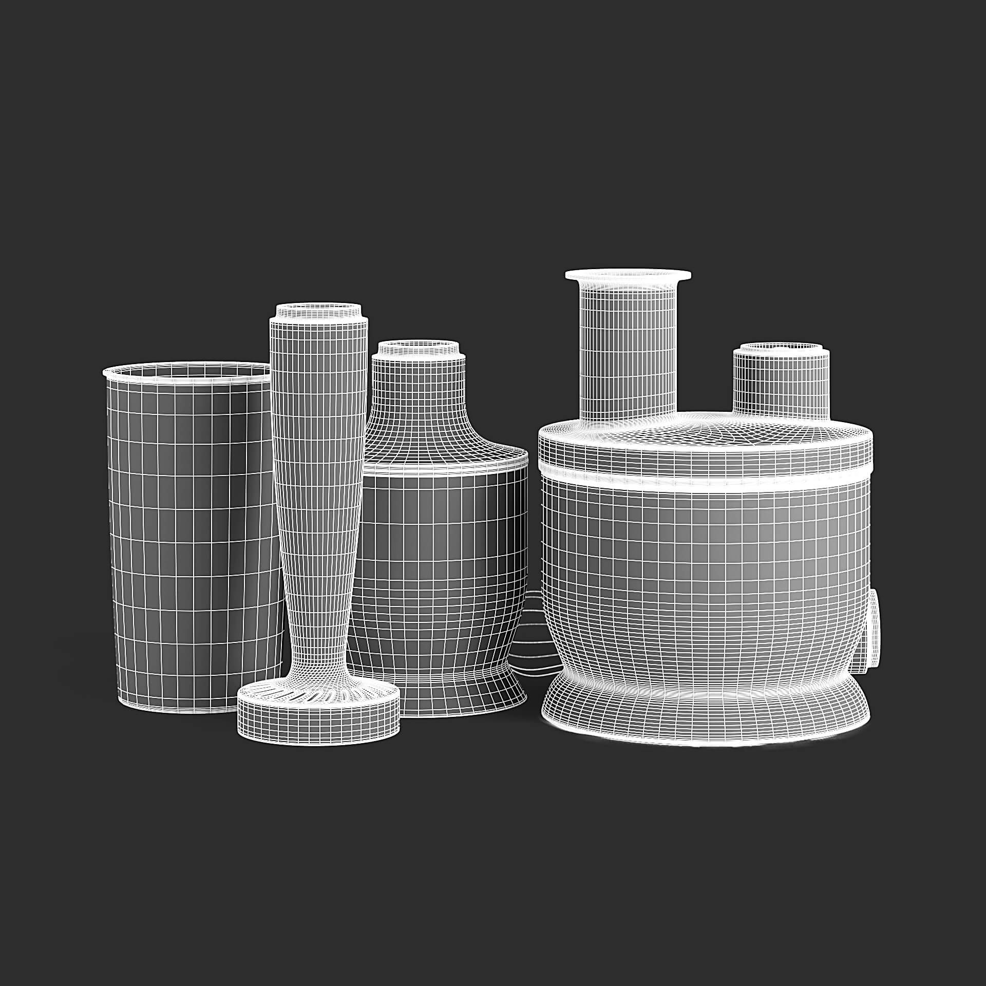 Blender Accessories - 3D Model by fusemesh